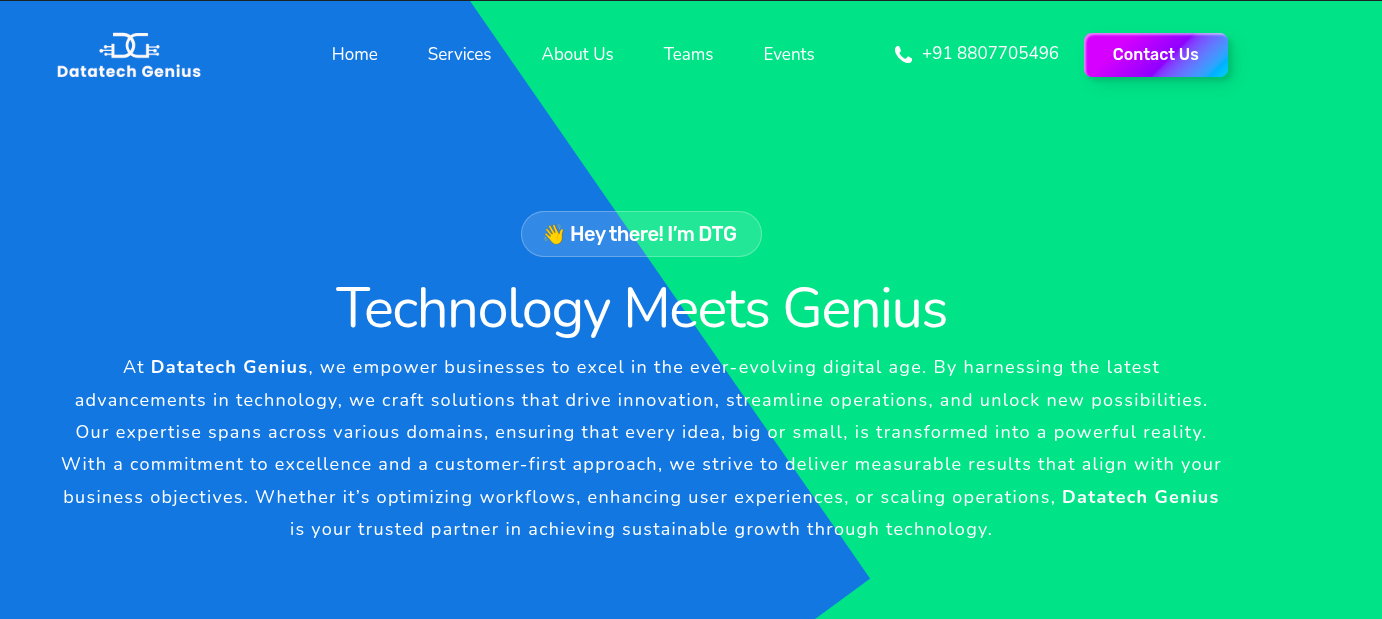 Venue Dashboard - Datatech Genius